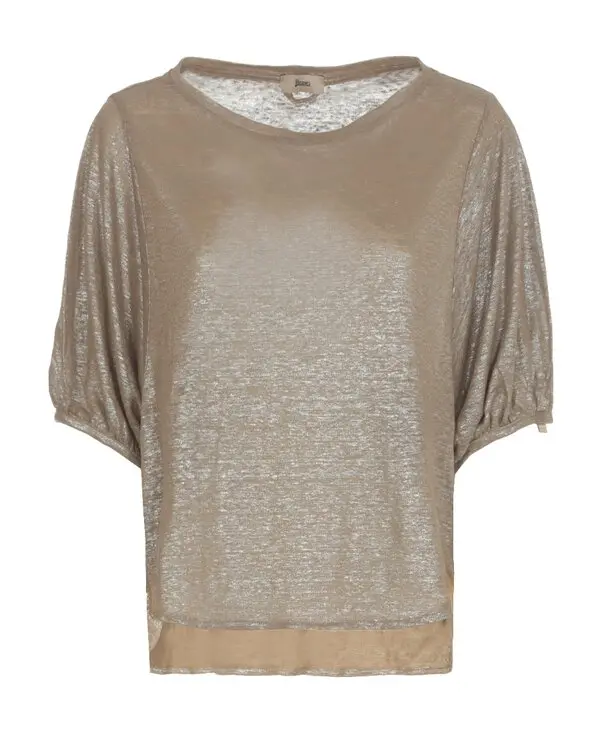 Herno Bat-sleeved Top With Round Neckline