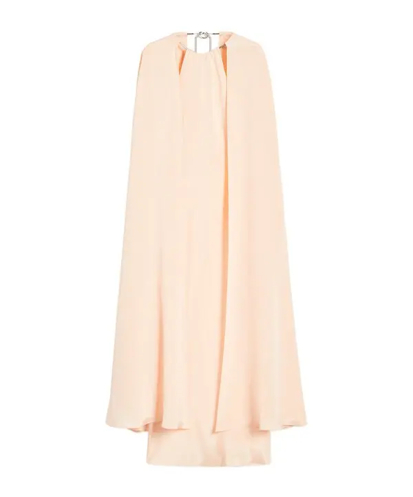 Max Mara Managua Cape Detailed Dress - Pink