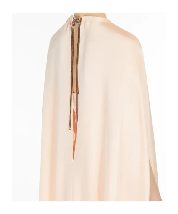 Max Mara Managua Cape Detailed Dress - Pink