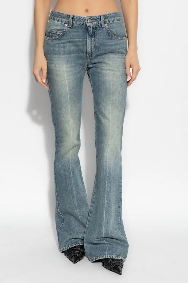 Alexander McQueen Flared Jeans - Blue