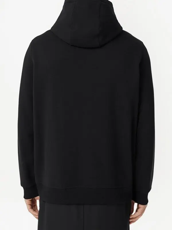 Burberry Logo Print Drawstring Hoodie