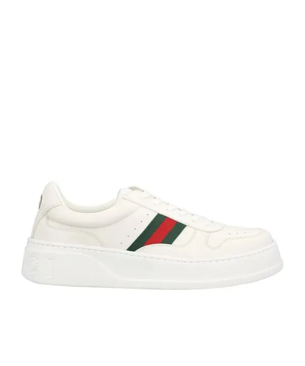 Gucci Web Detail" Low-top Chunky Sneakers
