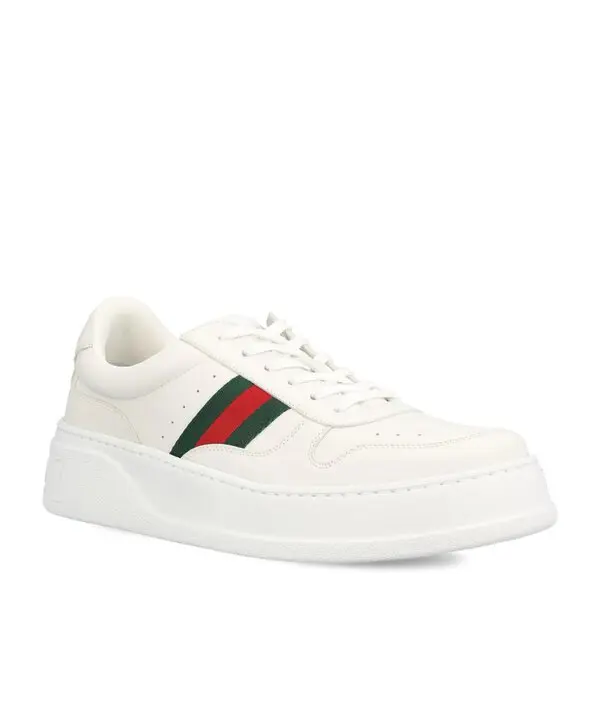 Gucci Web Detail" Low-top Chunky Sneakers