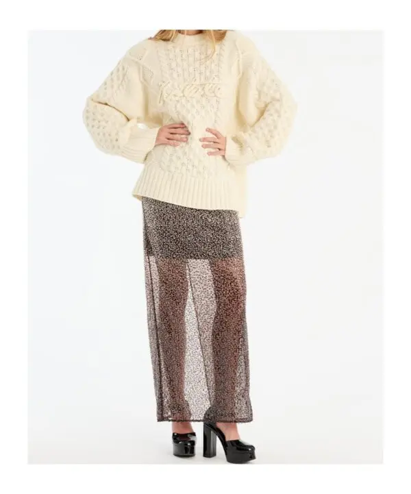 ROTATE BY BIRGER CHRISTENSEN Sequin Embellished Maxi Skirt - Gray