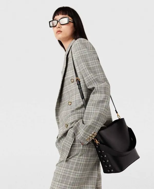 Stella McCartney Frayme Bucket Tote Bag
