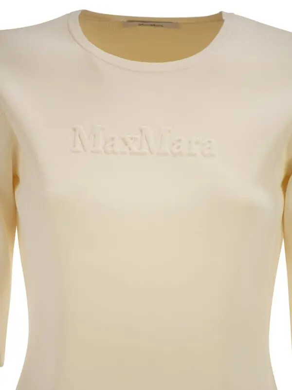 Max Mara Three-quarter Sleeve T-shirt - Nude