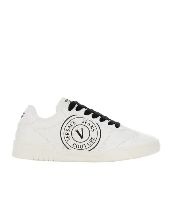 Versace Logo Sneakers - White