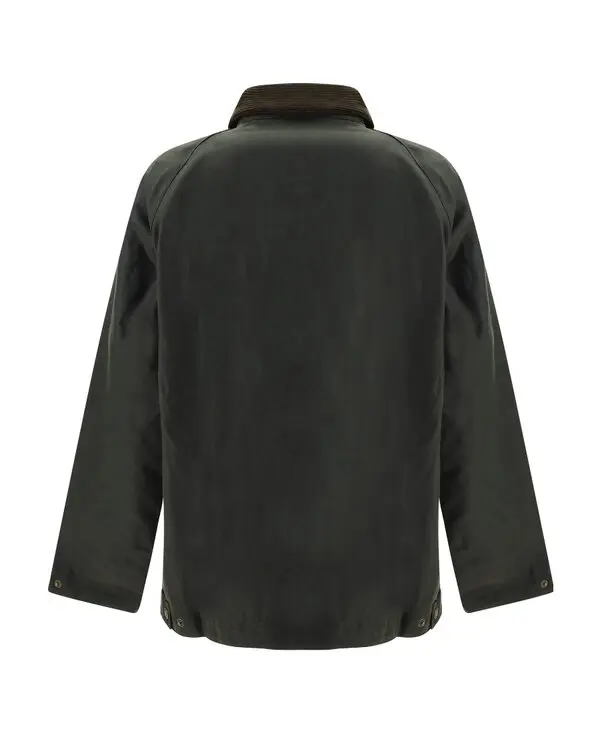 Barbour Bedale Corduroy-collar Short Jacket - Black