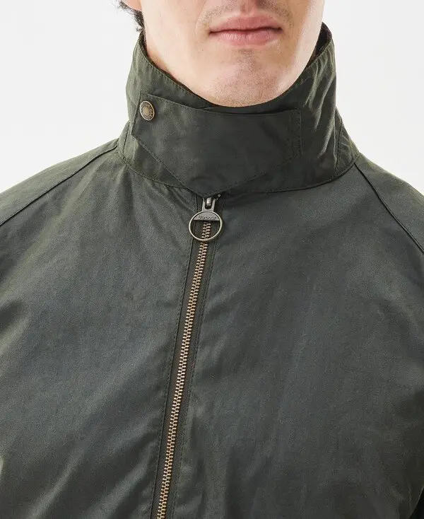 Barbour Bedale Corduroy-collar Short Jacket - Black