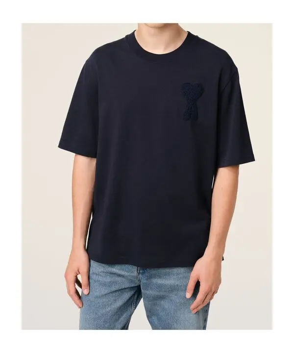 AMI Paris Short-sleeved Crewneck T-shirt