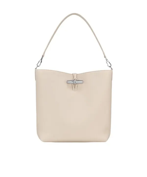 Longchamp Le Roseau Grained-leather Shoulder Bag - Paper