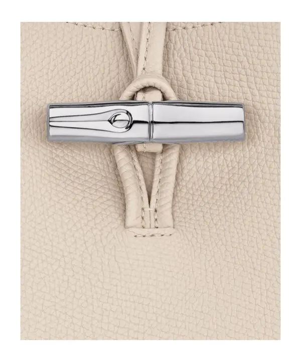 Longchamp Le Roseau Grained-leather Shoulder Bag - Paper