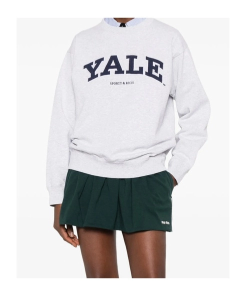 SPORTY  RICH Sporty & Rich Yale Crewneck Sweatshirt