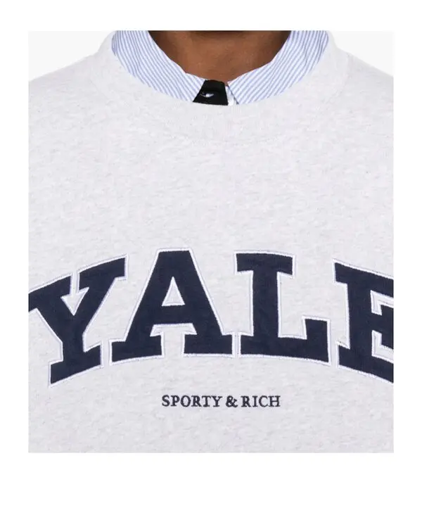 SPORTY  RICH Sporty & Rich Yale Crewneck Sweatshirt