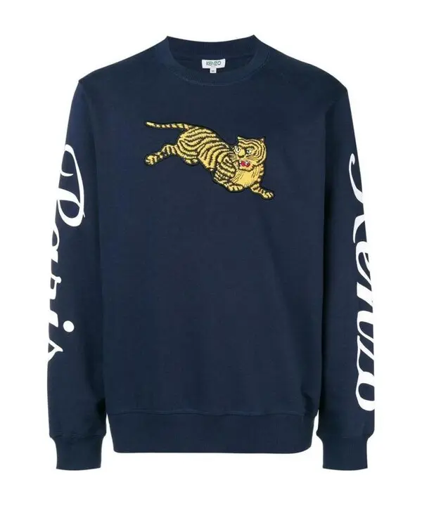 Kenzo Jumping Tiger Embroidered Pullover