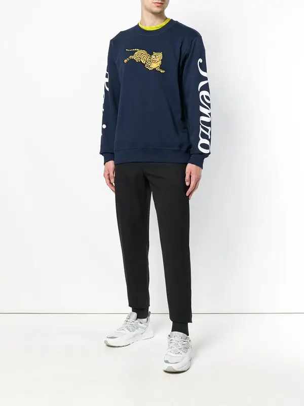 Kenzo Jumping Tiger Embroidered Pullover