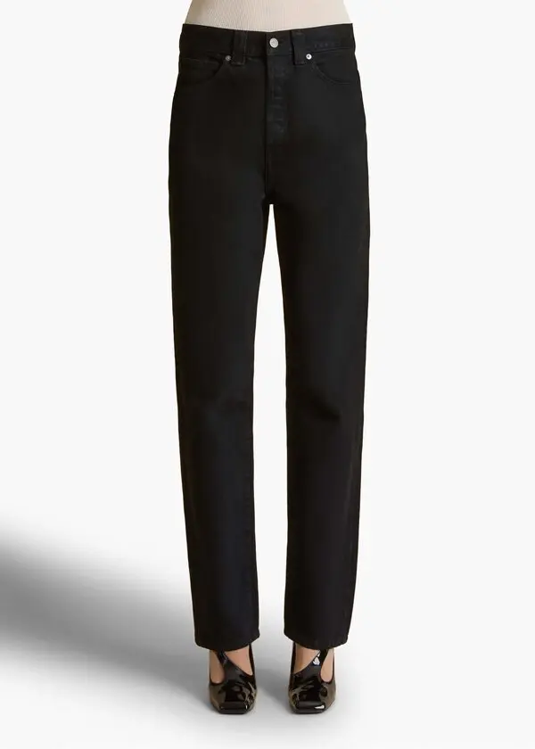 Khaite Corben High-waist Jeans - Black