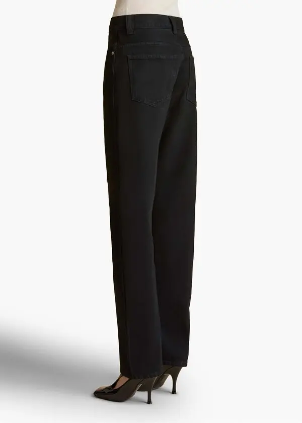 Khaite Corben High-waist Jeans - Black