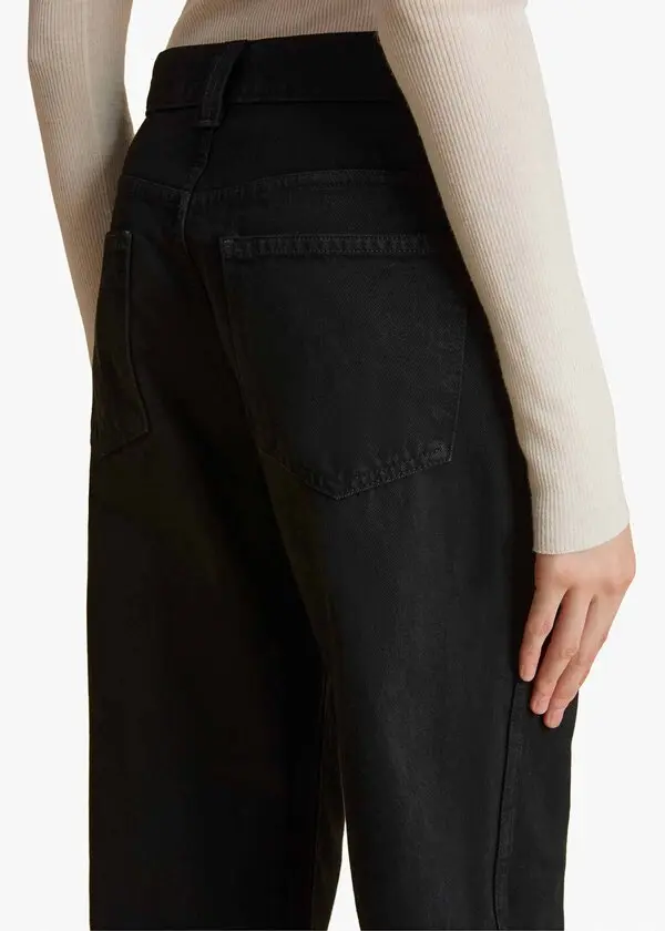 Khaite Corben High-waist Jeans - Black