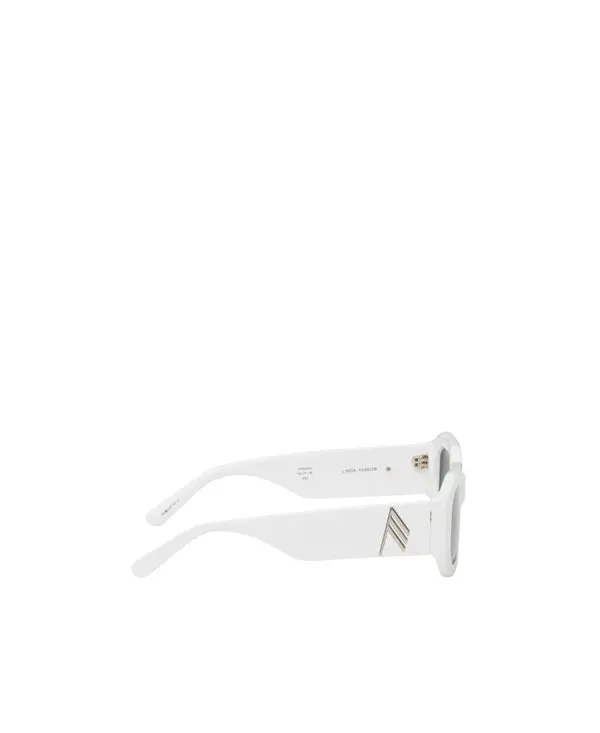 Attico X Linda Farrow Octagon Frame Sunglasses - Gray