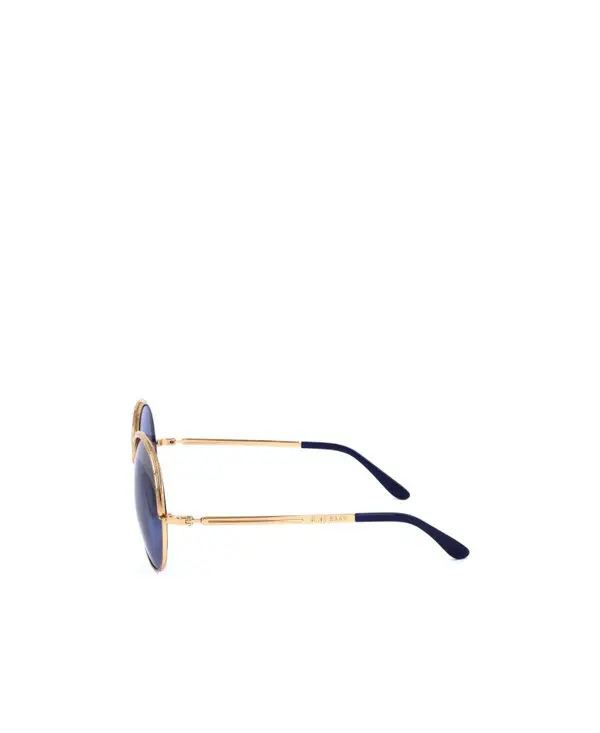 Elie Saab Round Frame Sunglasses
