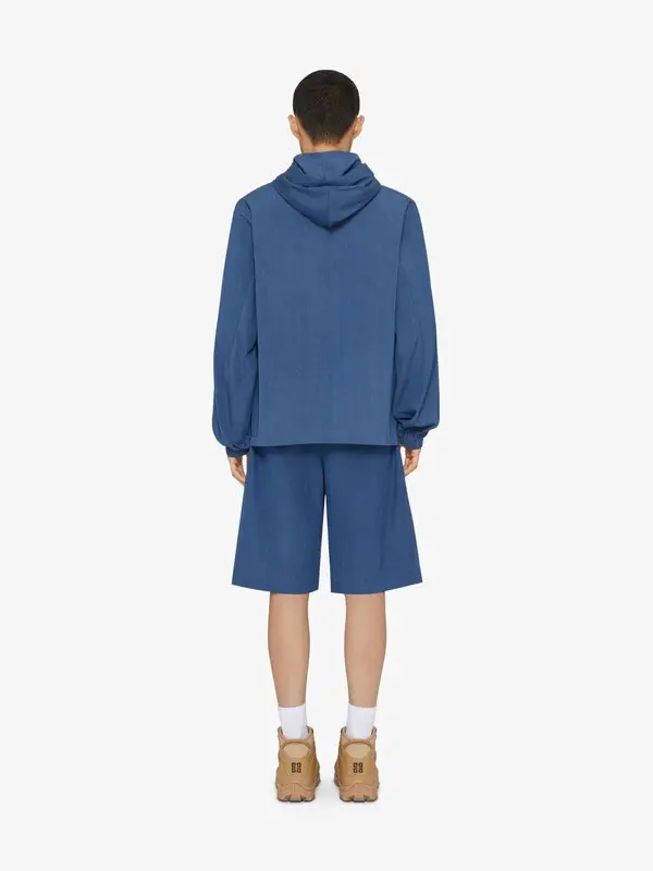 Givenchy 4g Detailed Washed Zipped Hoodie