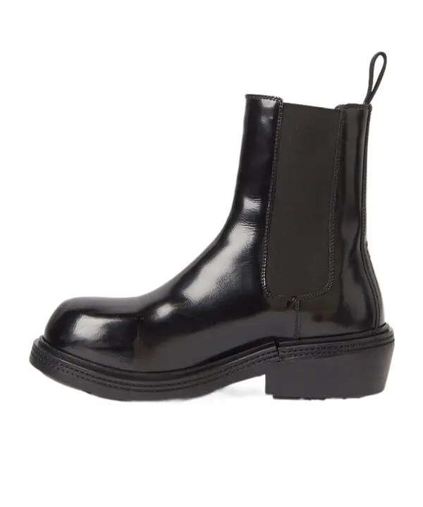 Bottega Veneta Fireman Chelsea Ankle Boots - Black