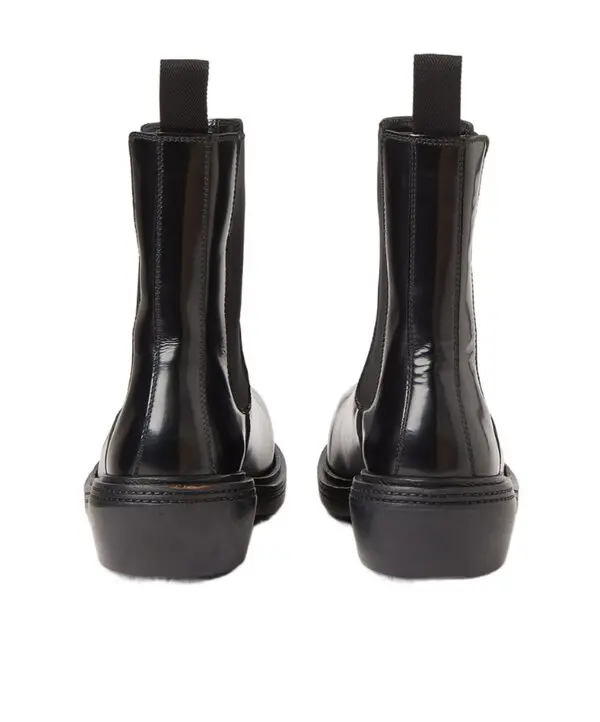 Bottega Veneta Fireman Chelsea Ankle Boots - Black