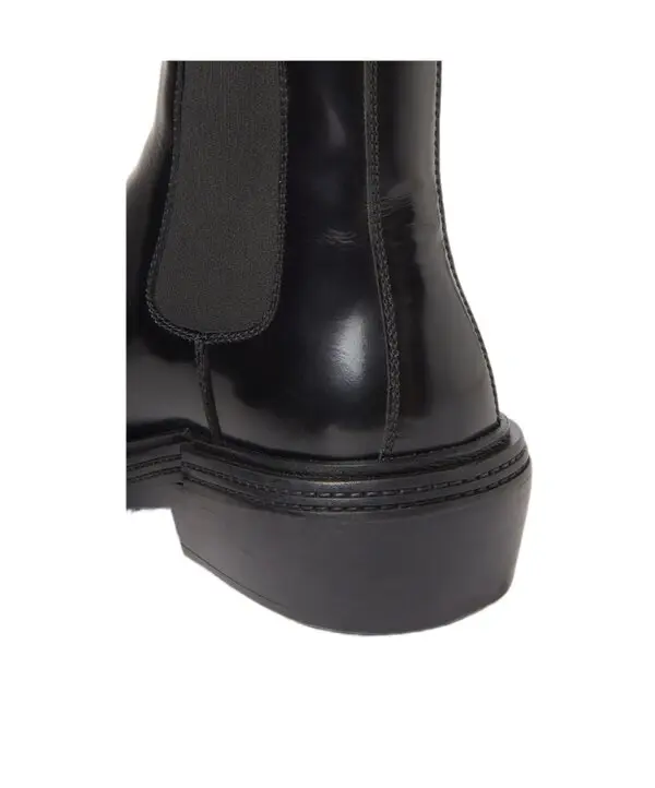 Bottega Veneta Fireman Chelsea Ankle Boots - Black