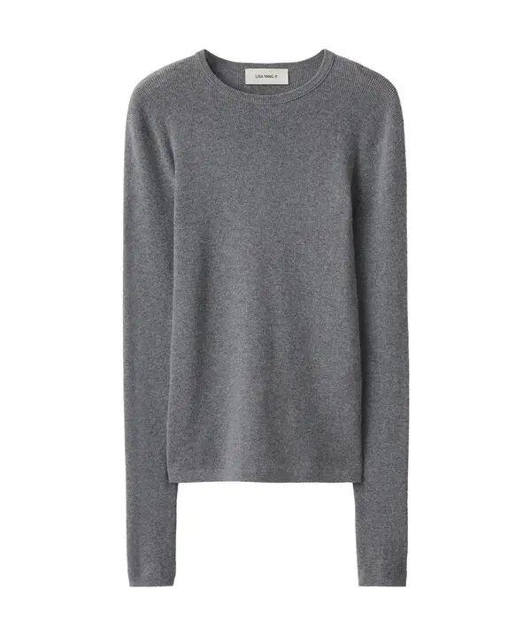 LISA YANG Ribbed Sweater - Gray