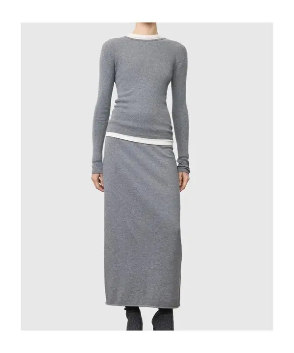 LISA YANG Ribbed Long Sleeve Sweater