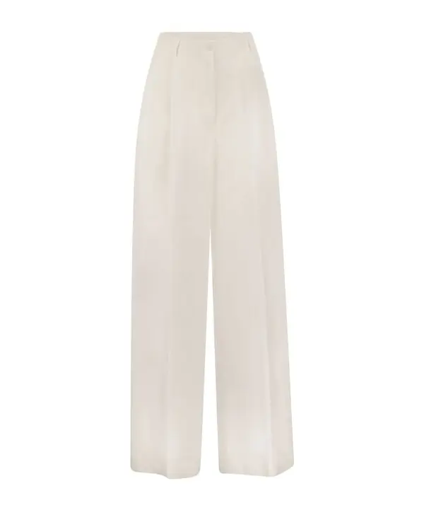 Antonelli Firenze Tulipano Wide-leg Pants - White