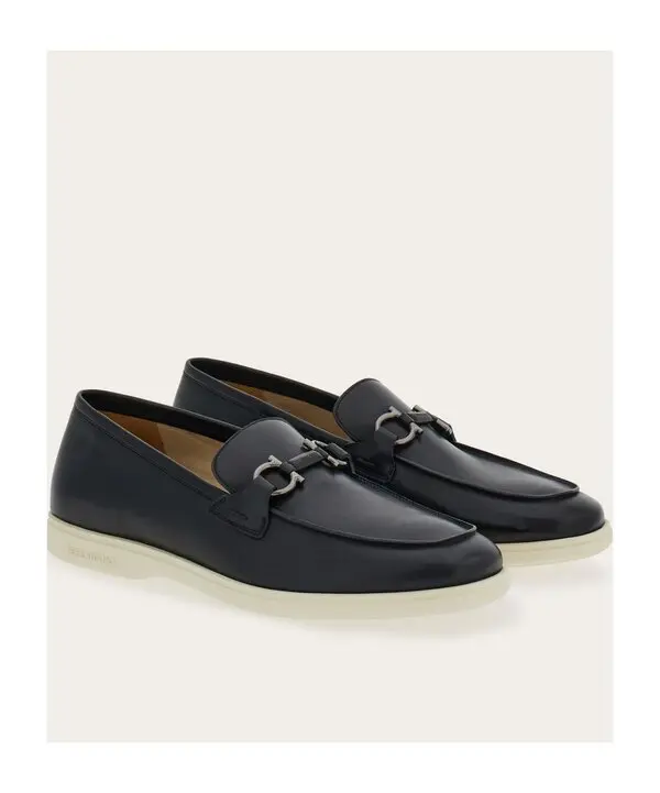 FERRAGAMO Gancini-plaque Loafers