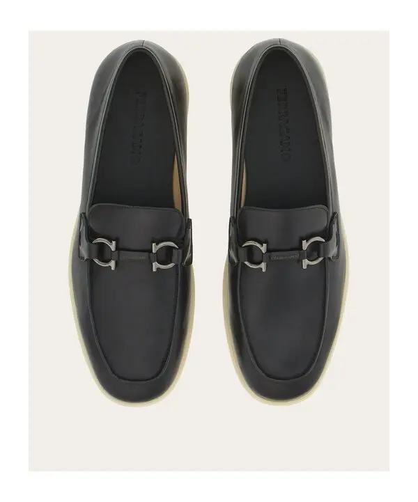 FERRAGAMO Gancini-plaque Loafers