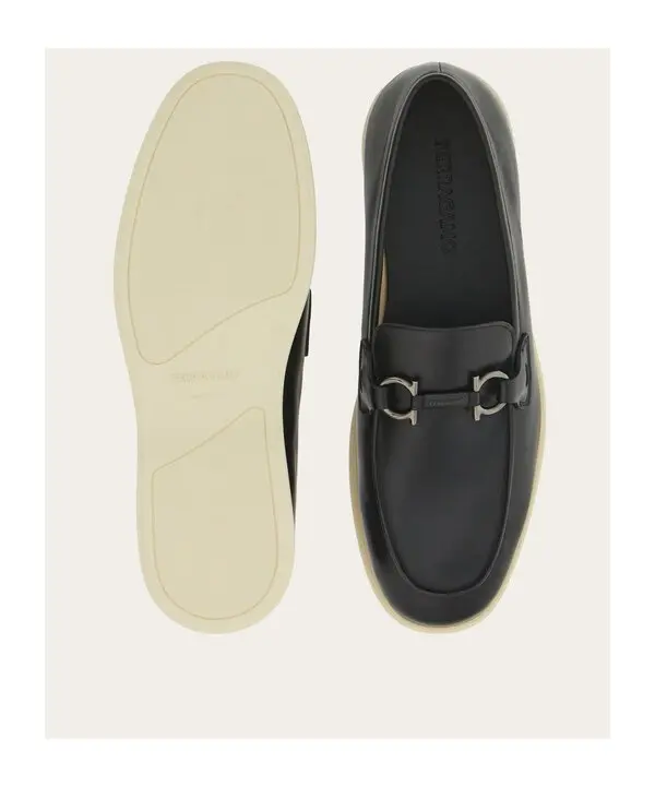 FERRAGAMO Gancini-plaque Loafers