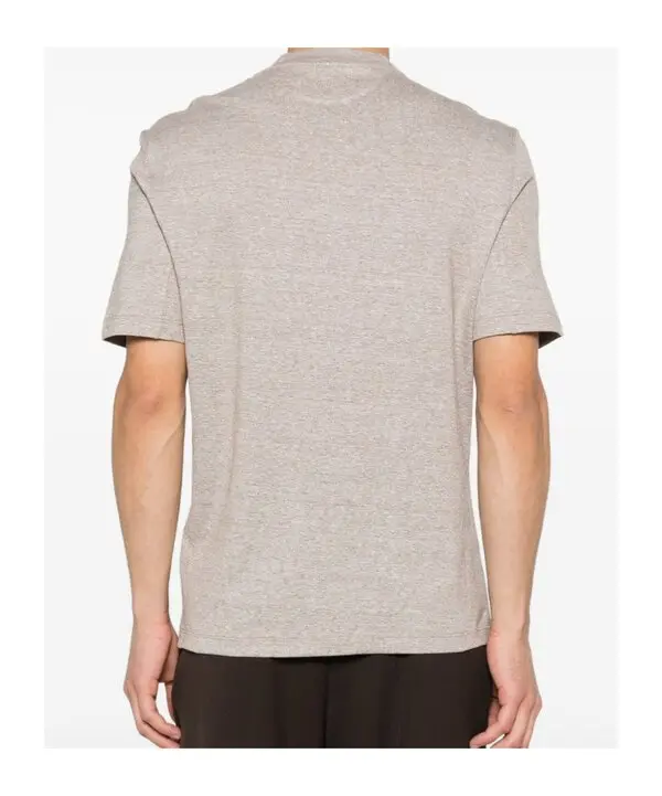 Brunello Cucinelli Melange Crewneck T-shirt - Nude