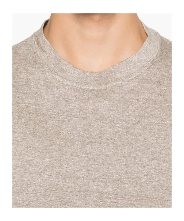 Brunello Cucinelli Melange Crewneck T-shirt - Nude