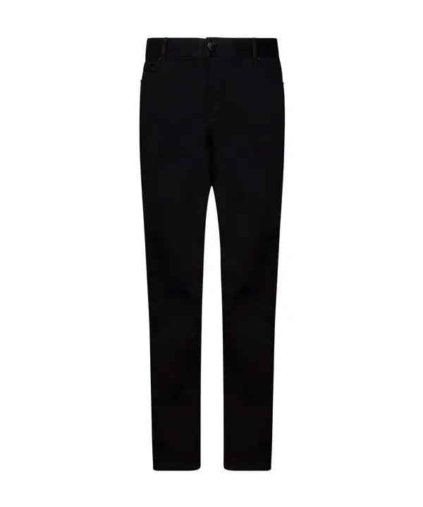 Emporio Armani Button Detailed Skinny Jeans