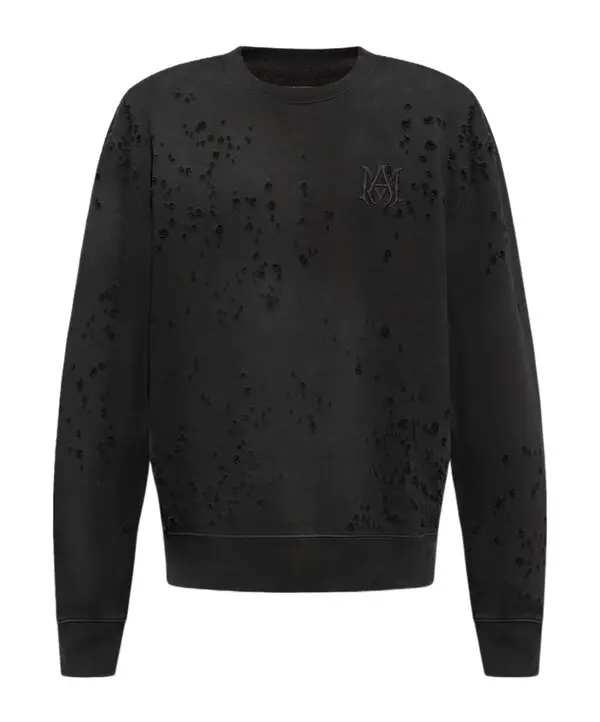 Amiri Logo-embroidered Cotton Sweatshirt