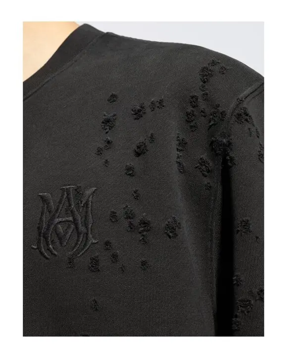 Amiri Logo-embroidered Cotton Sweatshirt