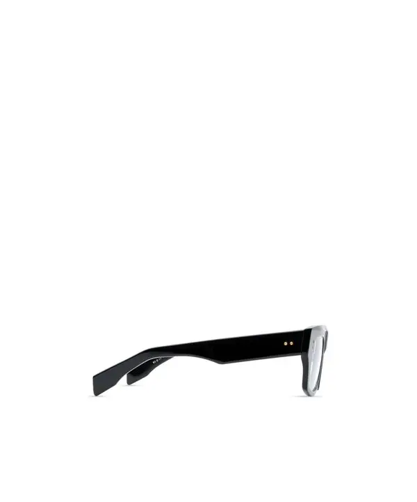 Dita Cosmohacker Rectangle-frame Glasses - Black