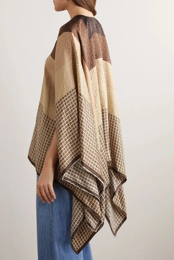 Balmain Printed Cape