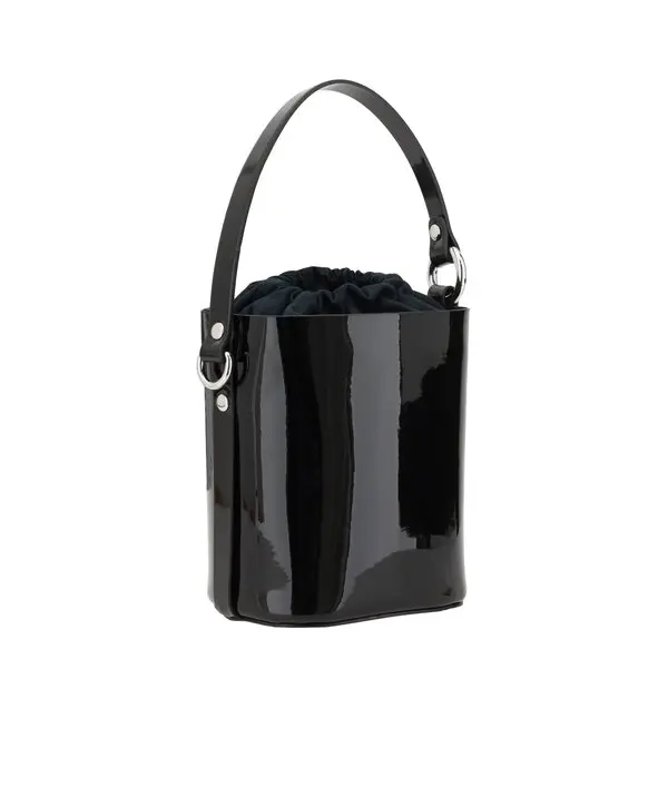 VIVIENNE WESTWOOD Daisy Drawstring Bucket Bag - Black