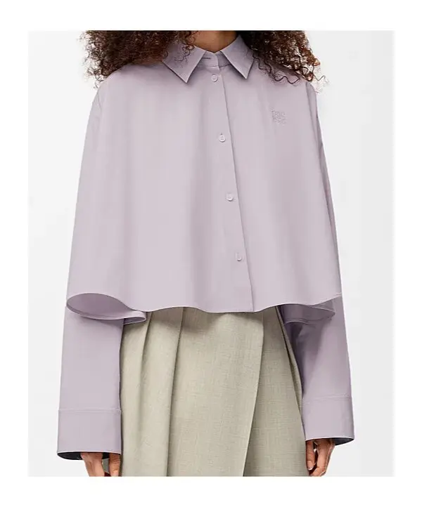 Loewe Trapeze Shirt With Lapel Collar