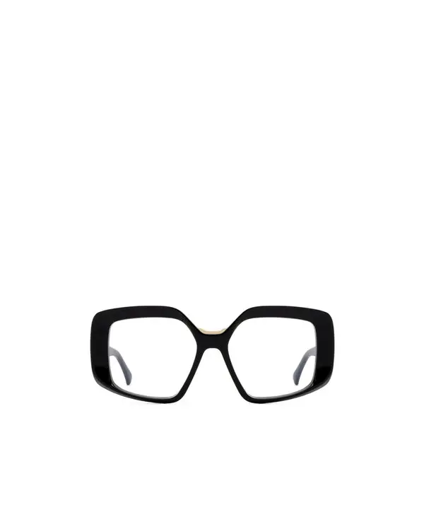 Max Mara Square Frame Eyeglasses - Black