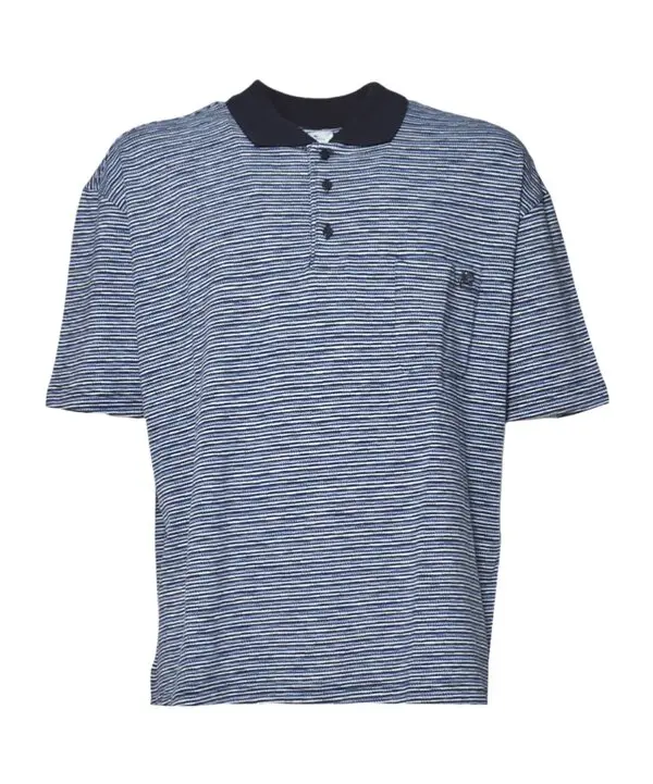 Etro Striped Short Sleeved Polo Shirt
