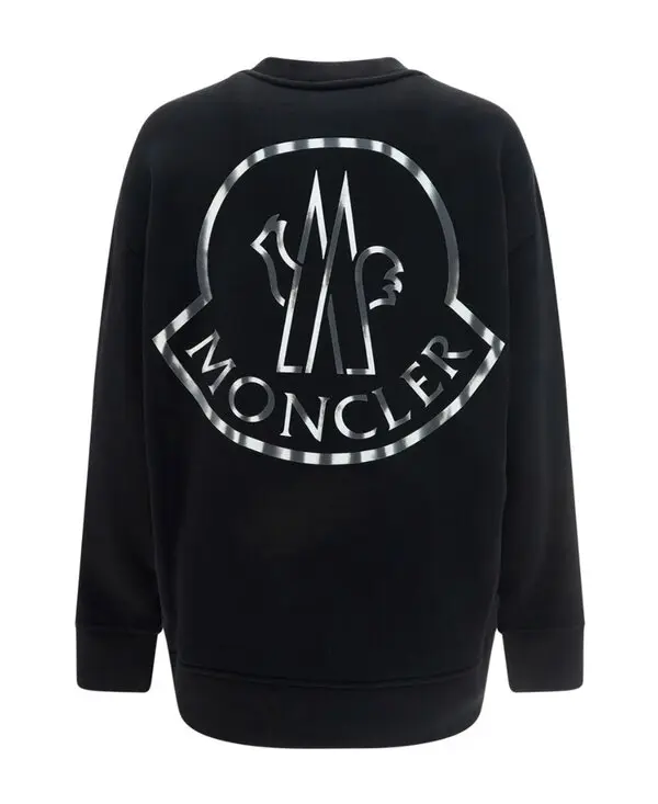 Moncler Logo Print Crewneck Sweatshirt