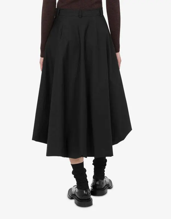 Moschino Asymmetrical Voluminous Midi Skirt