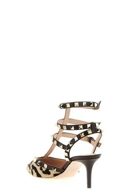 Valentino Garavani Rockstud Leopard Print Pumps
