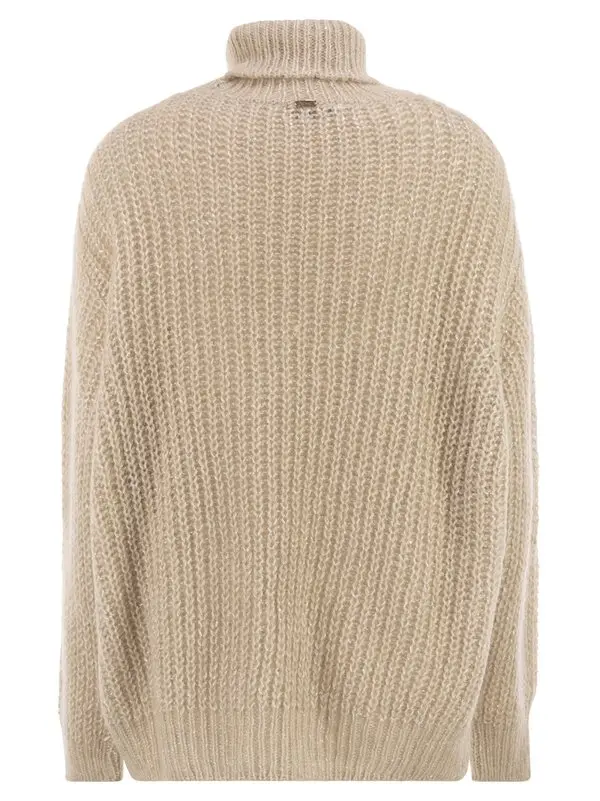 Herno Turtleneck Sweater - Nude
